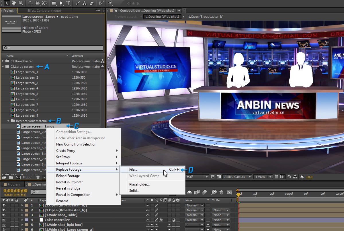 After Effects Virtual Set Tutorial