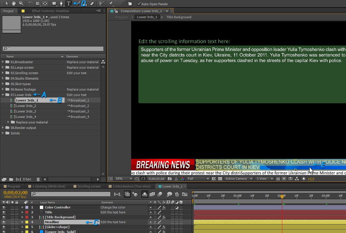 After Effects Virtual Set Tutorial