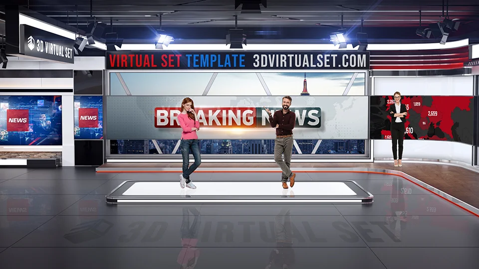 Virtual Sets for vMix | vMix Virtual Sets Template
