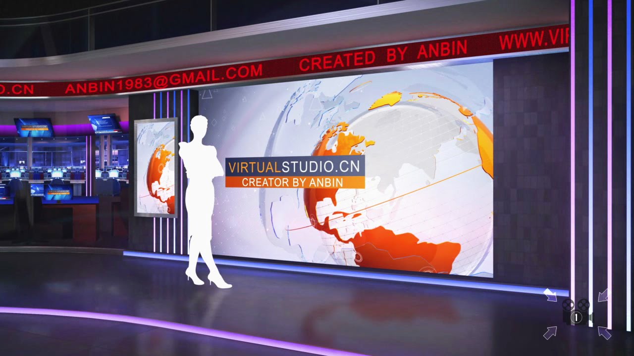 Virtual Studio 111 | After Effects Virtual Set Template