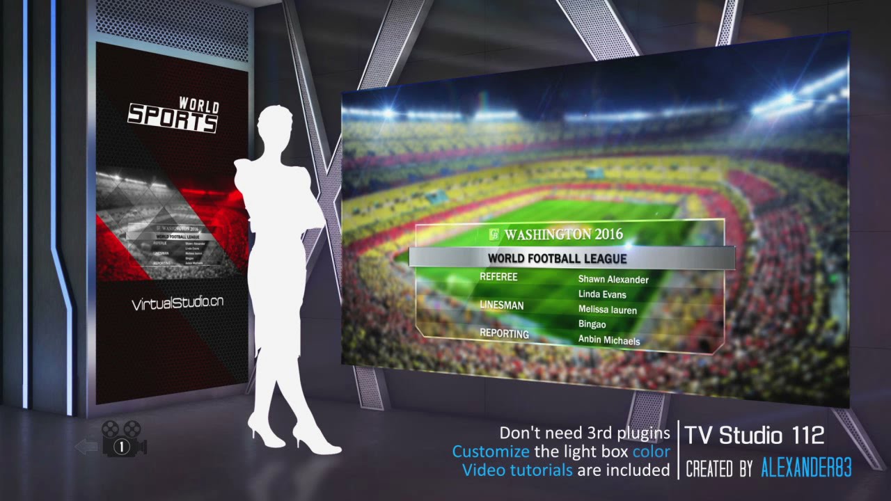 Virtual Studio 112 | After Effects Virtual Set Template