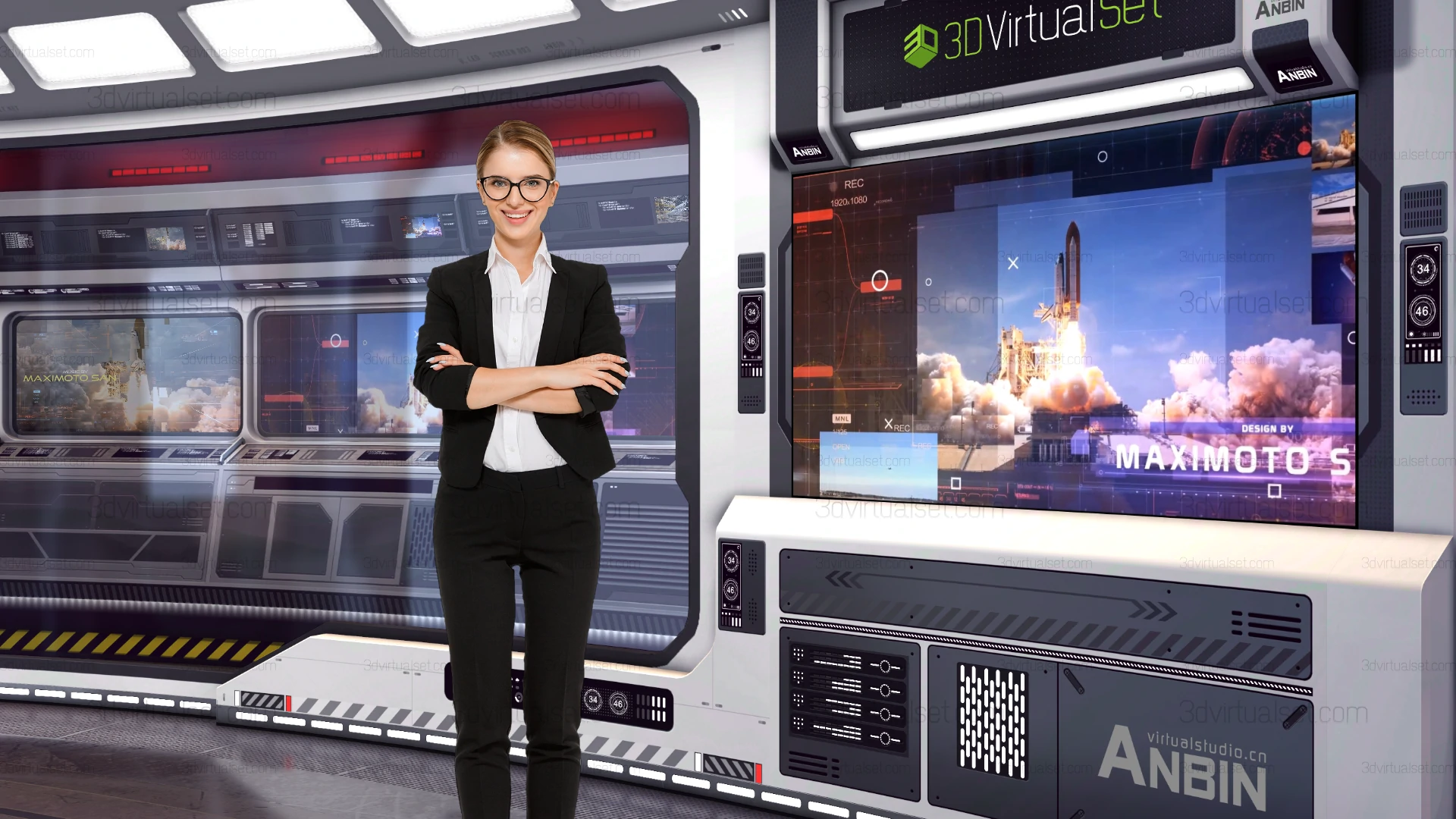 Virtual Set 120A For vMix | vMix Virtual studio Template