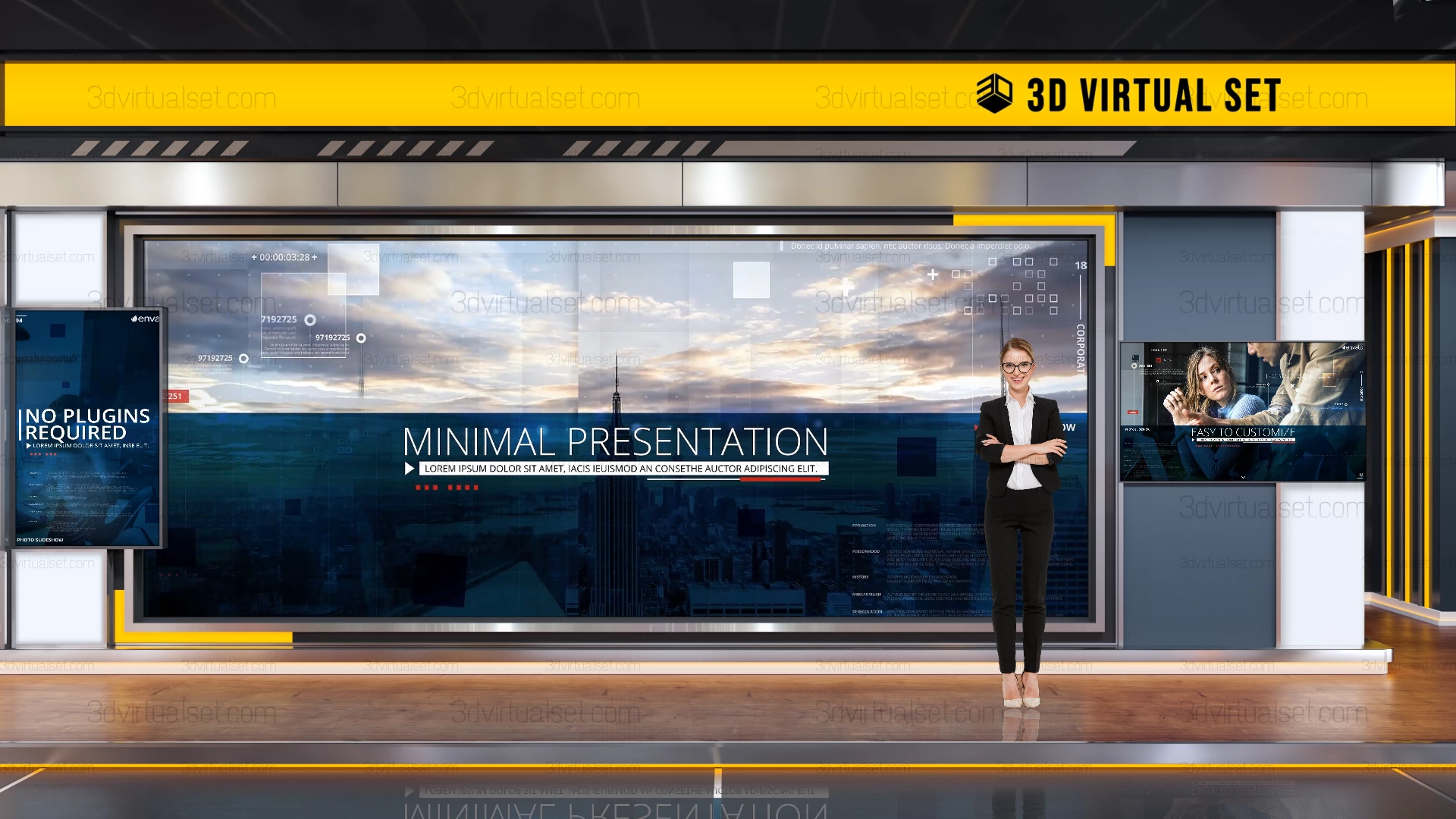 Virtual Set 122 For vMix | vMix Virtual studio Template