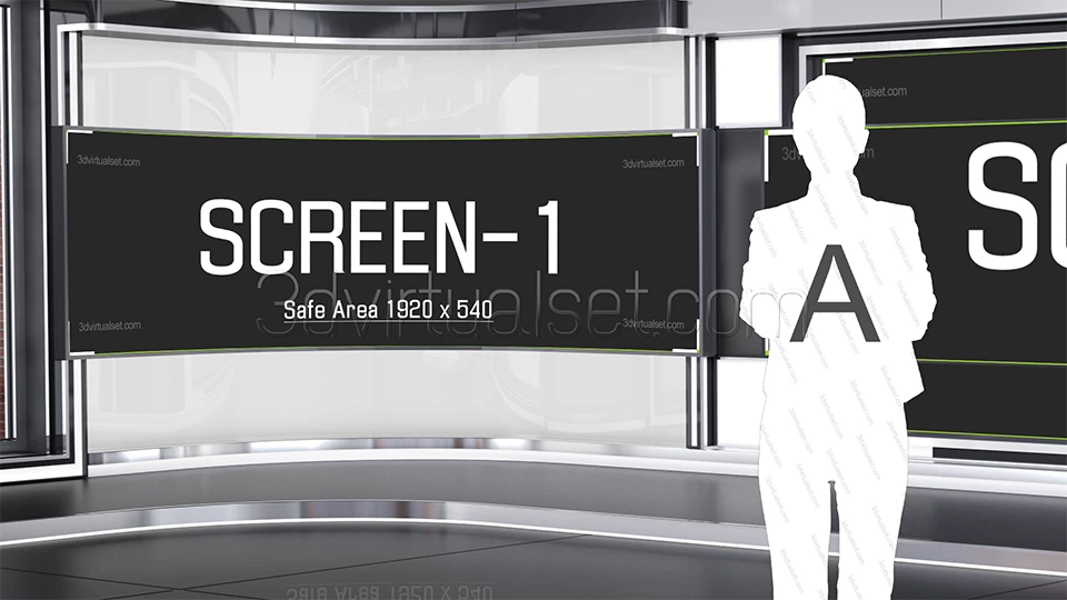 Virtual Set 125 For vMix | vMix Virtual studio Template