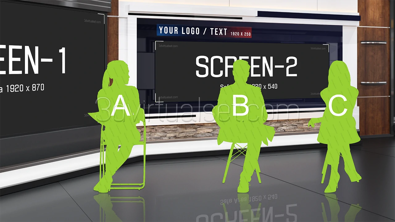 Virtual Set 130 For vMix | vMix Virtual studio Template