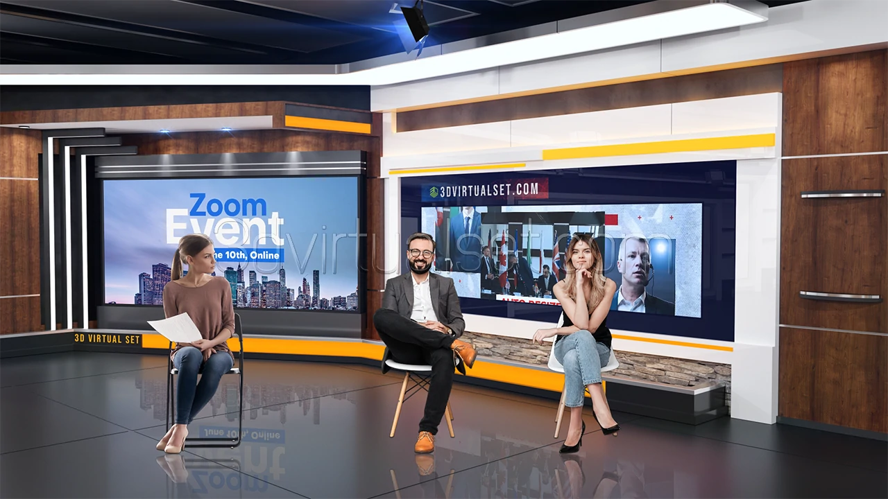 Virtual Set 130 For vMix | vMix Virtual studio Template