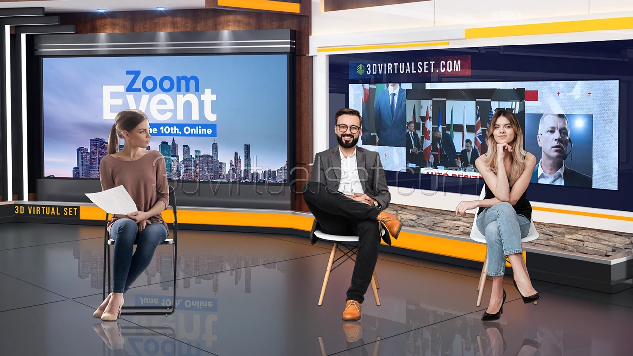 Virtual Set 130 For vMix | vMix Virtual studio Template