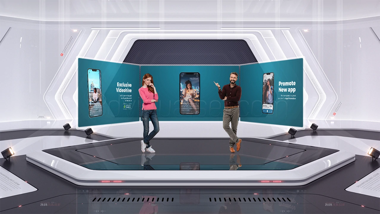 Virtual Set 132 For vMix | vMix Virtual studio Template