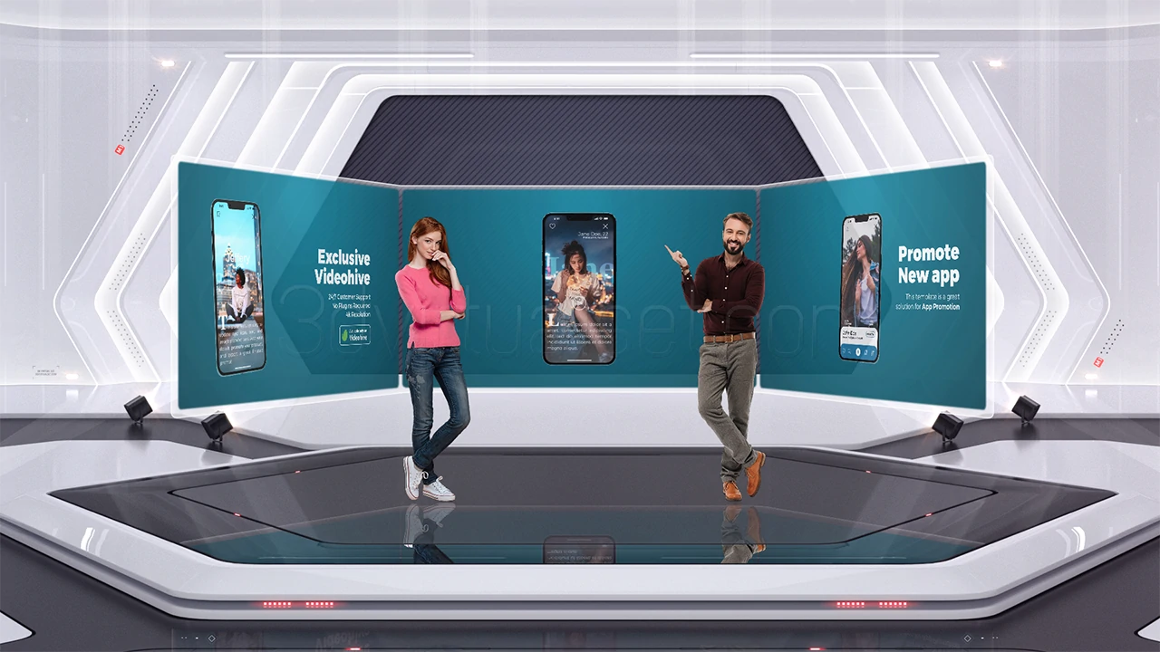 Virtual Set 132 For vMix | vMix Virtual studio Template