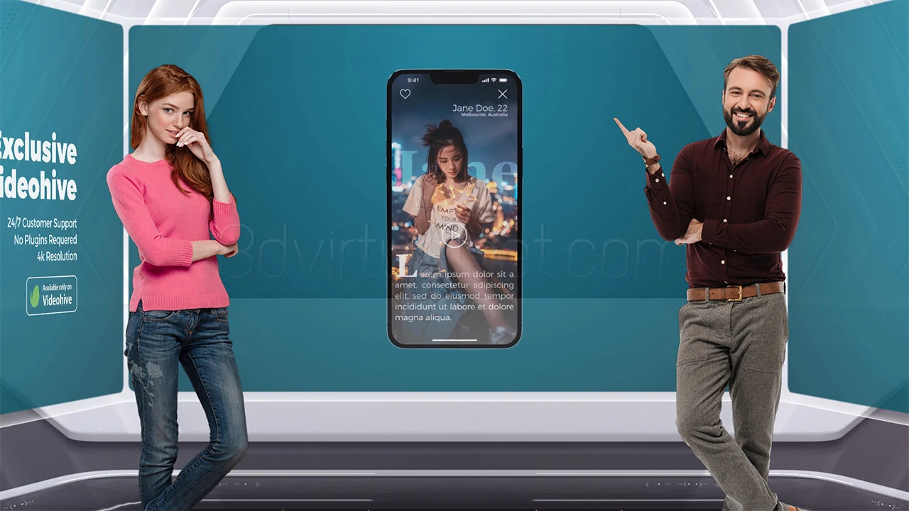 Virtual Set 132 For vMix | vMix Virtual studio Template