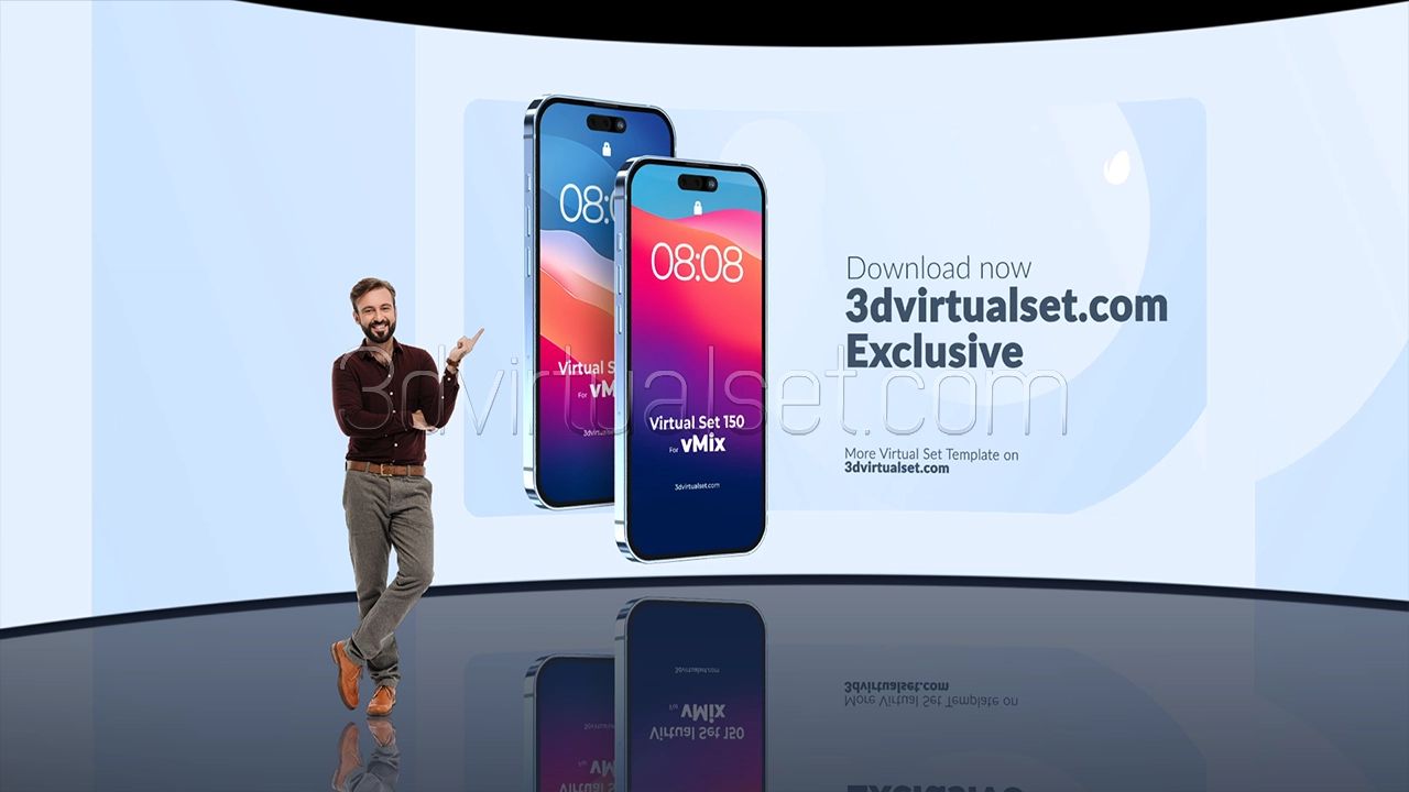 Virtual Set For vMix 150 | vMix Virtual Sets Free Download