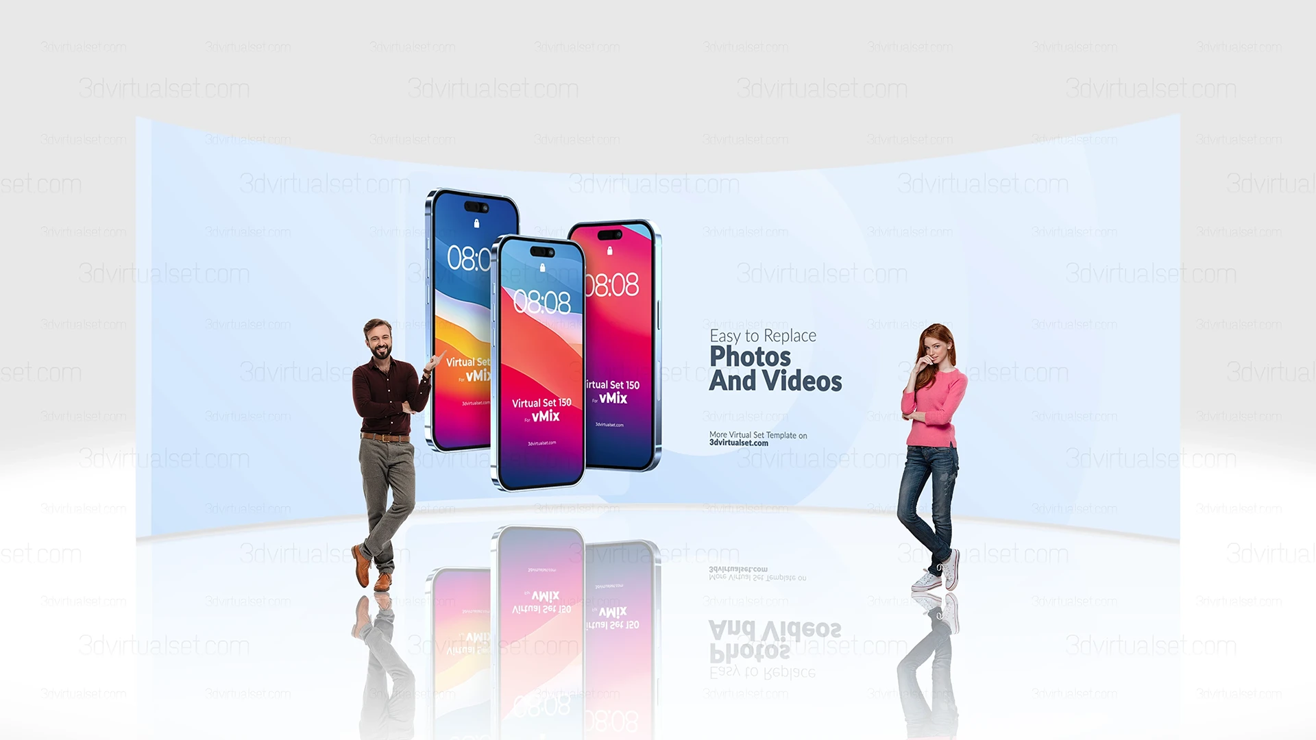 Virtual Set For vMix 150 | vMix Virtual Sets Free Download