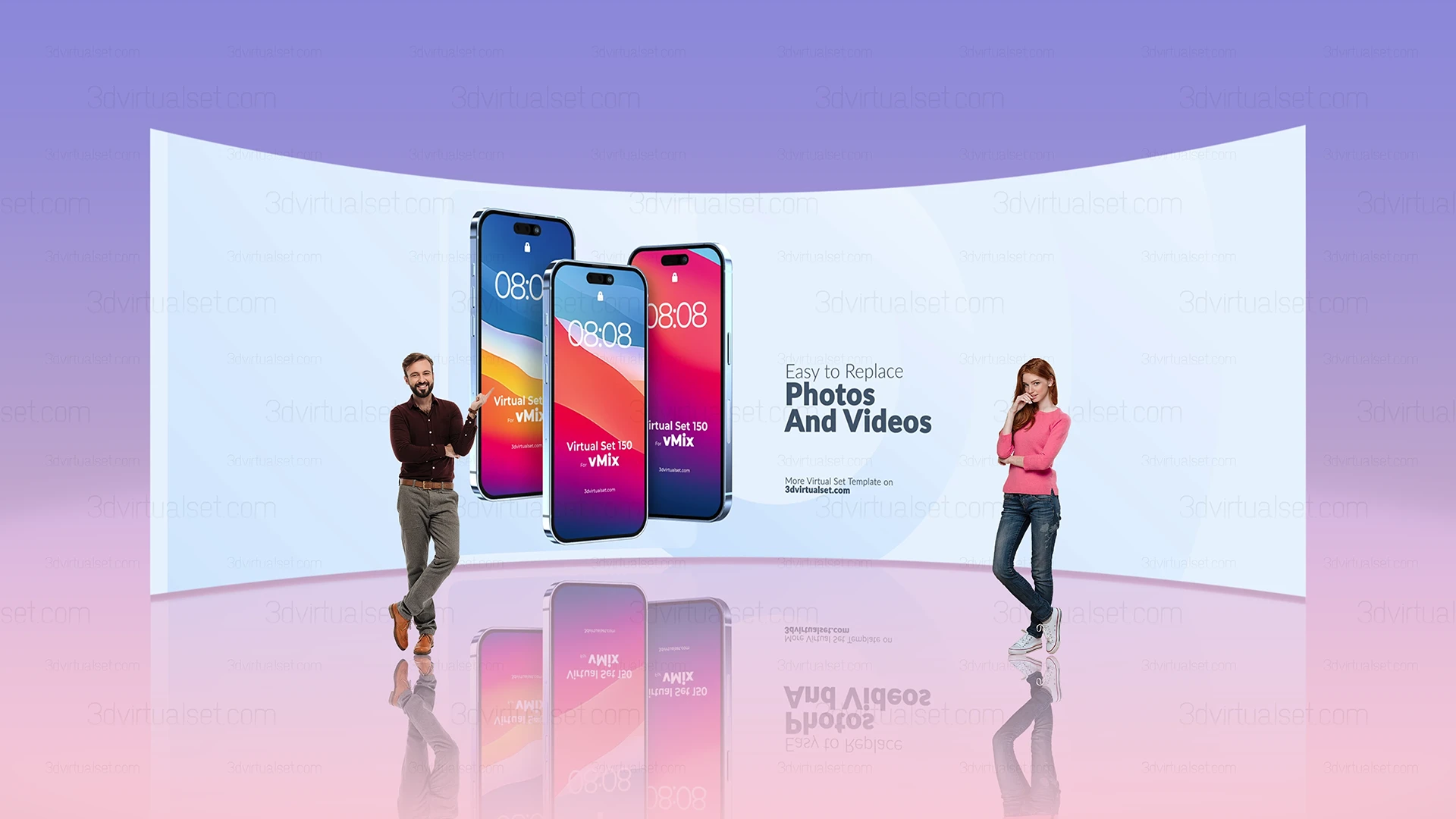 Virtual Set For vMix 150 | vMix Virtual Sets Free Download