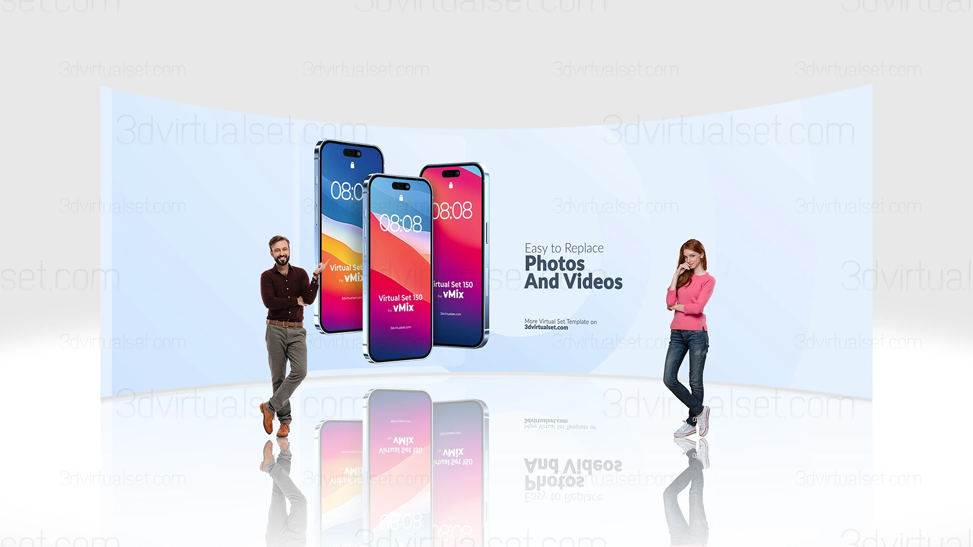 Virtual Set For vMix 151 | vMix Virtual Studio Sets Template