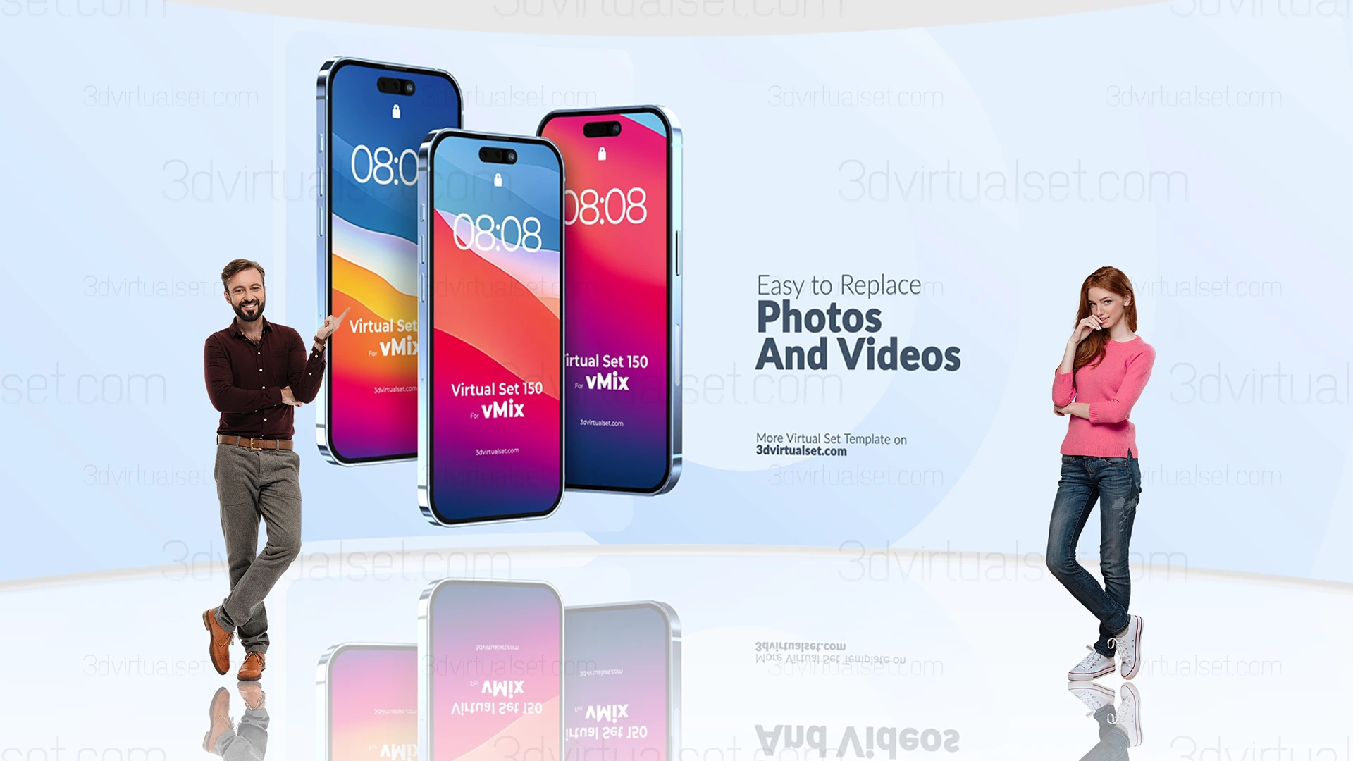 Virtual Set For vMix 151 | vMix Virtual Studio Sets Template