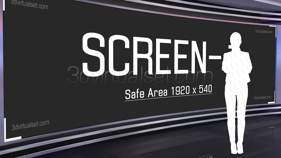 Virtual Studio 109A for vMix | vMix Virtual Set Template