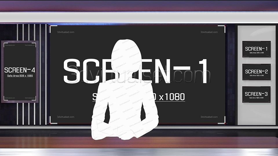 Virtual Studio 111B for vMix | vMix Virtual Set Template