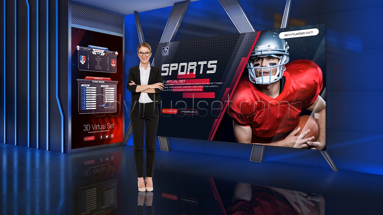 Virtual Studio 112A for vMix | vMix Virtual Set Template